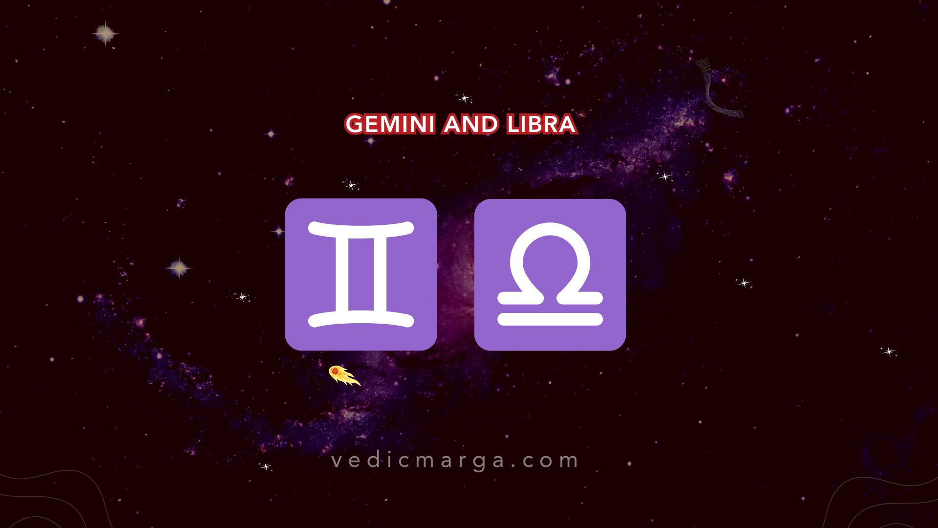 Gemini and Libra Compatibility in Vedic Astrology